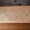Rhombic Pattern Natural Cane Sheet Rattan Closed Weave Cane Webbing ...