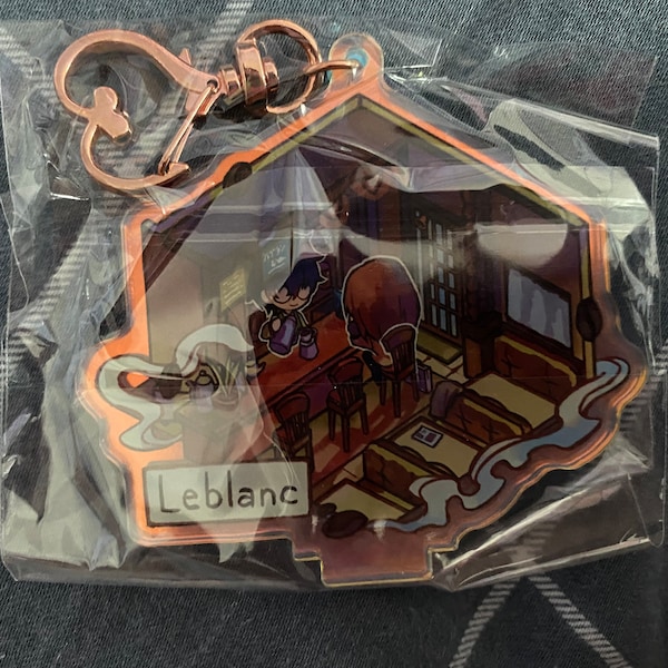 P5 Isometric Akechi & Joker Hangouts Acrylic Keychain Standees - Etsy