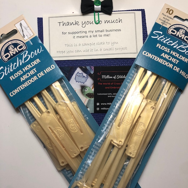 10x DMC Floss Holder, Stitchbow Floss Holder,thread Storage, Floss ...