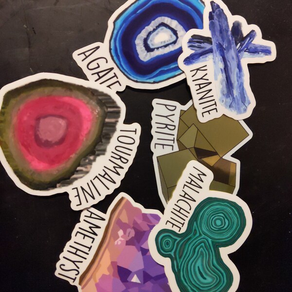 Rock Collection Vinyl Stickers - Etsy