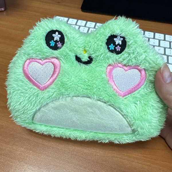 The Froggy Pouch-froggy Bag-frog Bag-frog Purse-women Plush Bag-cute ...