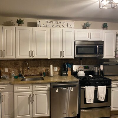 Happiness is Homemade Sign / Kitchen Sign / Cooking Sign / Farmhouse ...