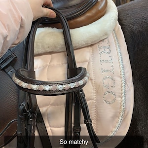 Diy Browband Empty Channel Leather Browband Make Your Own Browband Make ...