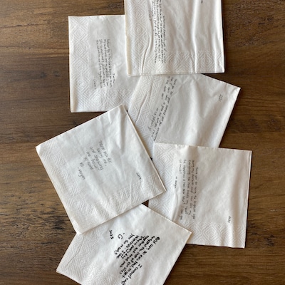 50 Custom Full Color LOGO Napkins / Branded Napkins /business Napkins ...