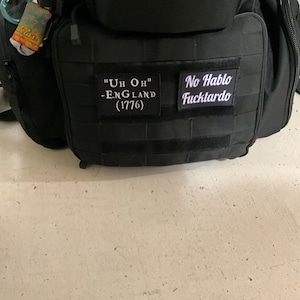 Stay Positive Funny Morale Patch Hook and Loop Backing for Backpack ...