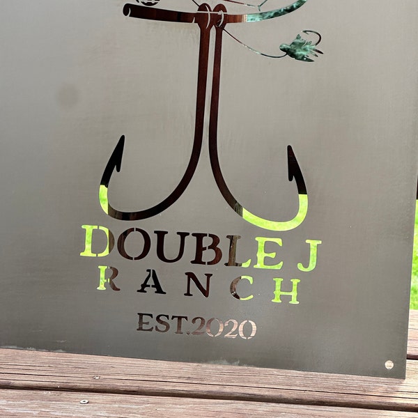 Custom Rusted Metal Sign Personalized Metal Wall Signs Farm Signs ...