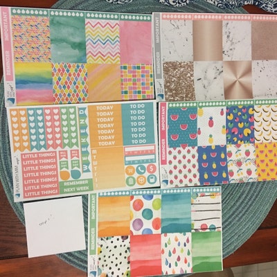 PRINTABLE RAINDROPS Planner Stickers Weekly Planner Kit Erin Condren ...