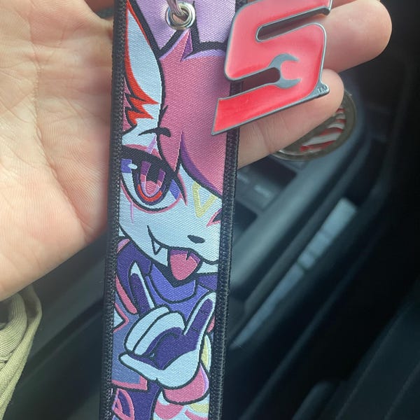 Embroidered Jet Tag Keychains | 1" X 4" - Etsy