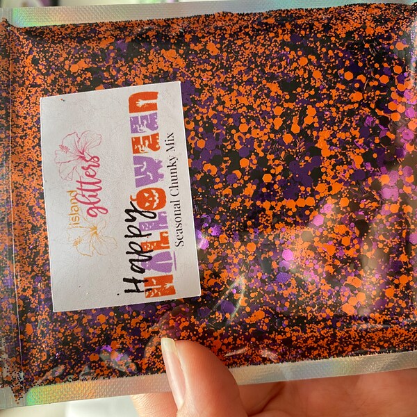 HAPPY HALLOWEEN - Chunky Halloween Glitter Mix | Spooky Glitters ...