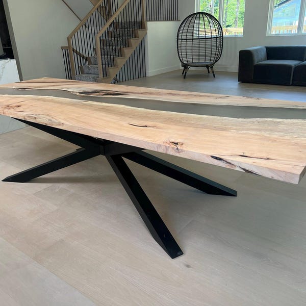 Dining Table Legs With Unique Tree Design. Premium Quality Made With ...