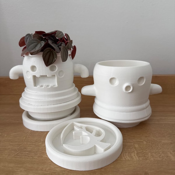 Animal Crossing New Horizons 3D Print - Bubbloid Gyroid Planter - Etsy