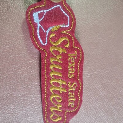 Drill Team Boot Keychain Customizable - Etsy