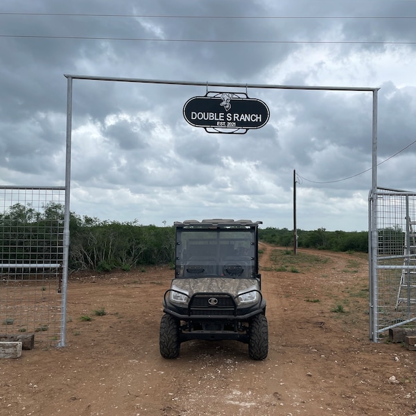 Ranch Gate Signs, Personalized Ranch Signs, Metal Ranch Signs, Large ...