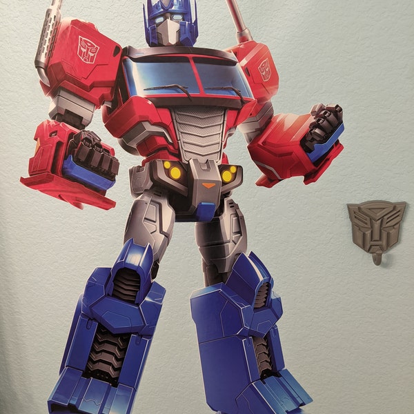 Transformers Optimus Prime Wall Sticker Decal Art Mural Vinyl Kids ...