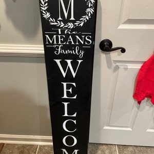 Hello Cursive Welcome Porch Sign Summer Sign Spring Sign - Etsy