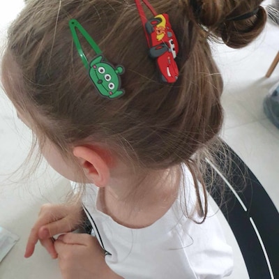 Tails Snap Hair Clips Pack of 2 Yellow - Etsy