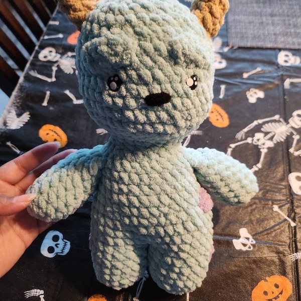 Blue Monster Amigurumi Crochet Pattern (PDF) - Etsy
