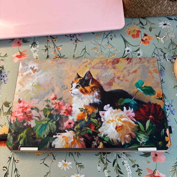 Hp Omen Skin 2-in-1 Laptop Pink Marble Texture Cute Decal Personalized ...