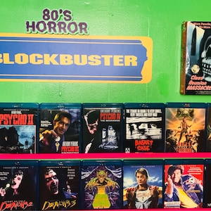 Cult Horror Sign / Horror Logo / Bookcase Display / Shelf Display - Etsy