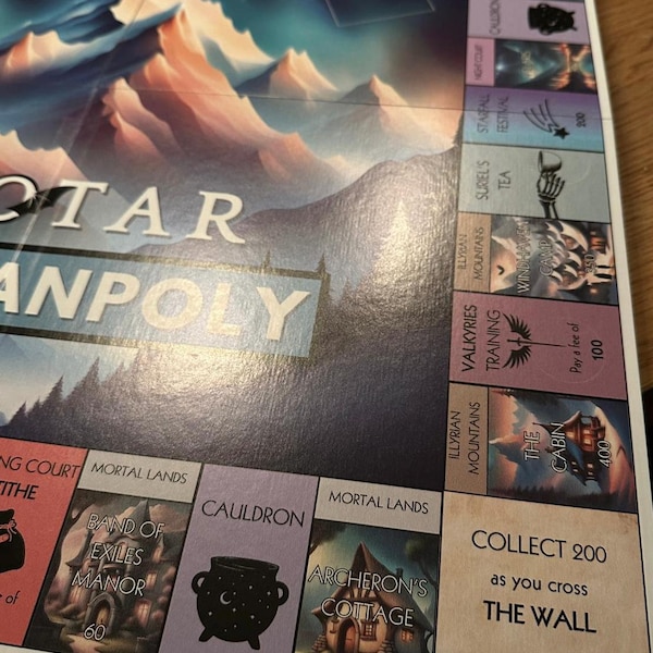 Prythianpoly, an ACOTAR Board Game Inspired in A Court of Thorns and ...