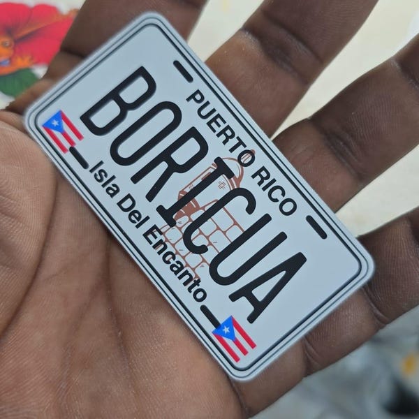 Puerto Rico Tablilla, Puerto Rico License Plate SVG, Puerto Rico ...