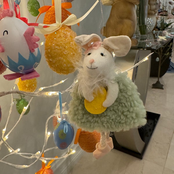 Handmade Easter Bunny Ornaments,easter Decor,easter Tree Ornaments ...