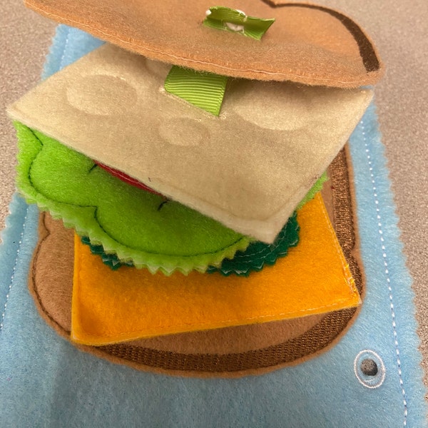 Felt Quiet Book - Toddler Quiet Book - Quiet Book Page - Toddler Busy ...