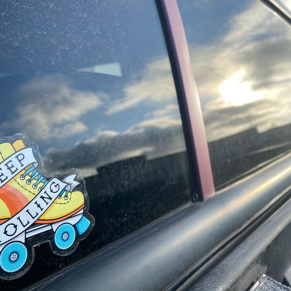 Keep Rolling Sticker - Etsy