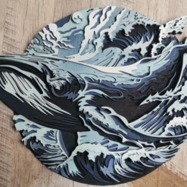 Lion 6 Layer Decorative Panel Laser Cut Files Home Decor, 6 Layer Art ...