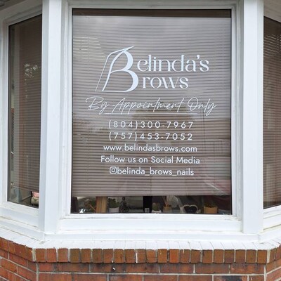 Customizable Window Decal / Your Company Name or Logo Storefront Vinyl ...