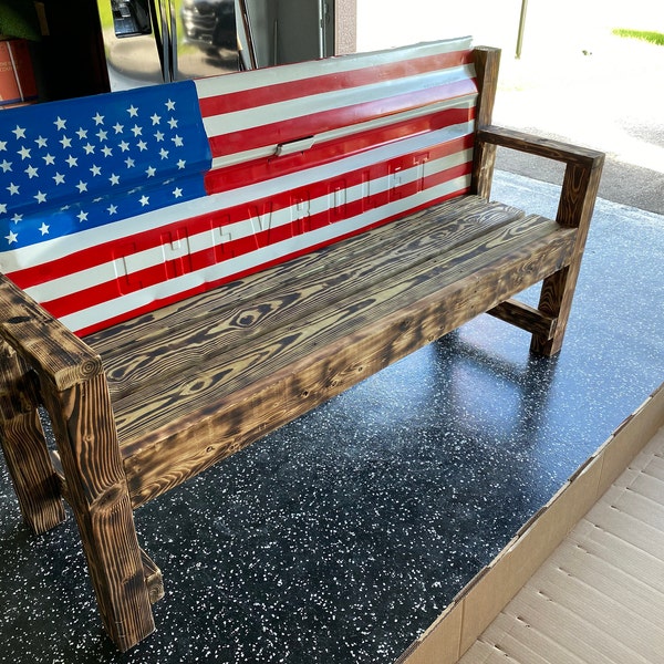 Kultured Tailgate Porch Swing - Etsy