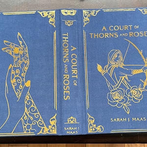 ACOTAR Bookbinding Cover Design SVG Files, A Court of Thorns and Roses ...