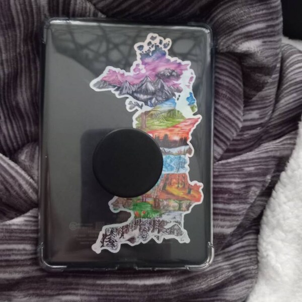 Prythian Map Sticker - Officially Licensed - ACOTAR Sticker ...