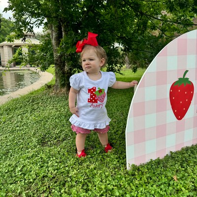 Pink and Gold Sunsuit Monogrammed, First Birthday Ruffle Bubble, White ...