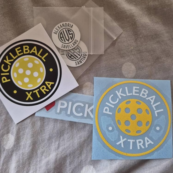 Personalized Pickleball Paddle Name Tag: Engraved Acrylic Bag Tag - Etsy