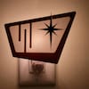 Mid Century Modern "starlite" Night Light | Retro Decor | Atomic Era ...