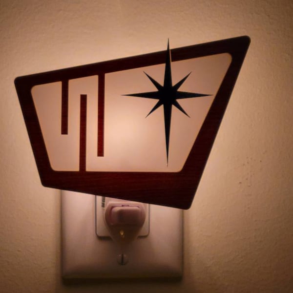 Mid Century Modern "starlite" Night Light | Retro Decor | Atomic Era ...