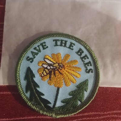 Save the Bees Embroidered Scouting Patch - Etsy