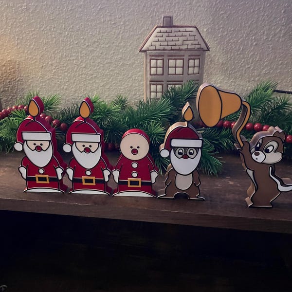 Pluto's Christmas Tree Inspired Chip and Dale Decor - Etsy