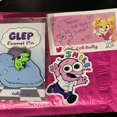 Smiling Friends Glep Hard Enamel Pin 1in. - Etsy