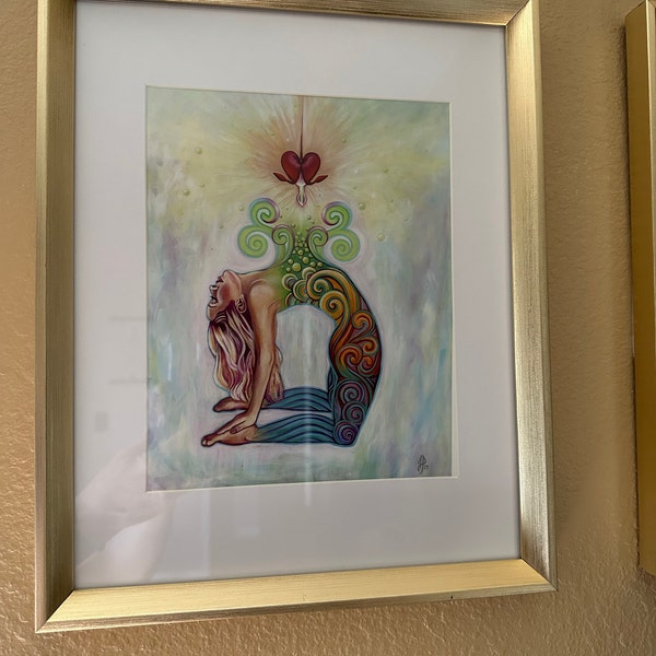 Leaf Goddess Green Leaf Artwork Leaf Artwork Abstract Leaf Art Print ...