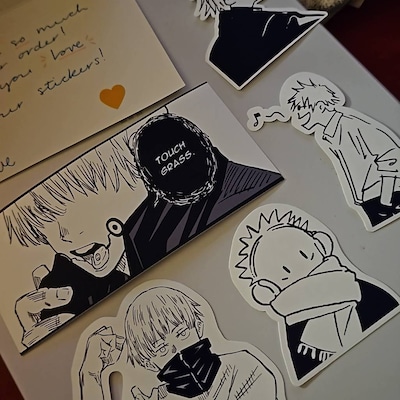 Inumaki Toge Flex Manga Panel Sticker Jujutsu Kaisen - Etsy