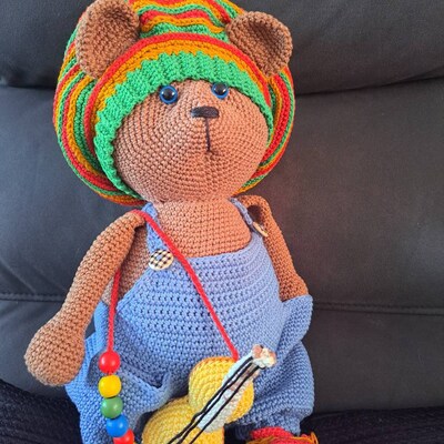 Pattern Crochet Clothes for Teddy Bear. - Etsy