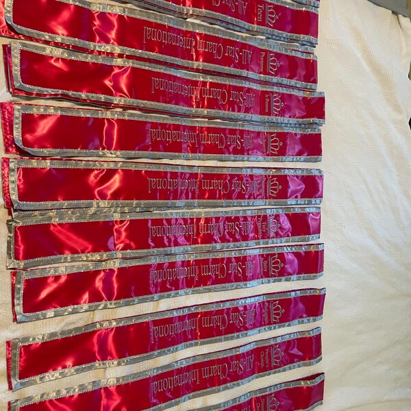 Custom Boarder Lace Sash Birthday Party Lace Sash Personalized Lace ...