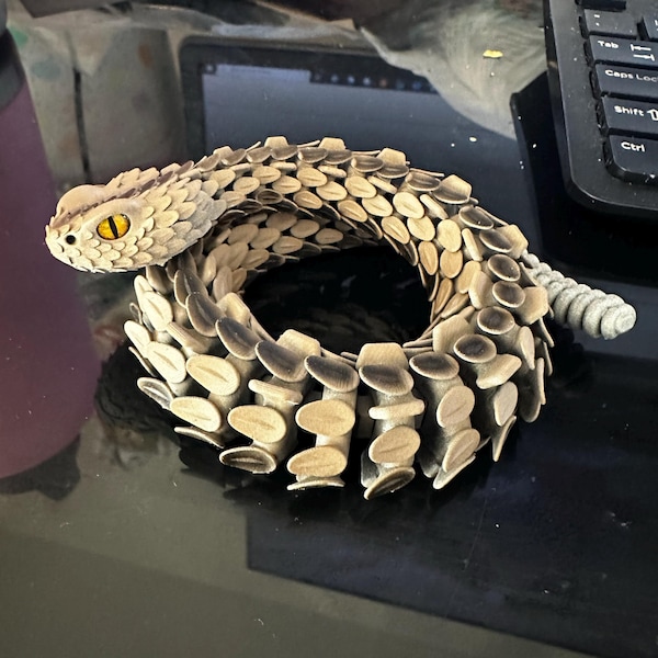 Jumbo Bush Viper | Snake Toy - Etsy