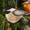 Chickadee Sewing Pattern PDF - Backyard Bird Stuffed Ornament - Felt ...