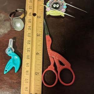 Sashiko Thimble Clover Metal Sashiko Palm Thimble, Adjustable Ring ...