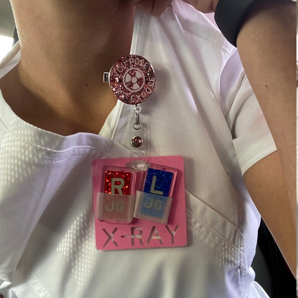 Radiation Symbol Badge Reel for Radiologic Technologists or Imaging ...