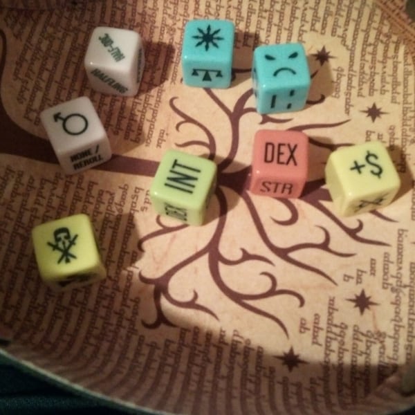 Randice Character Generator Dice Set - Dungeon Master's Tool for TTRPG - Etsy