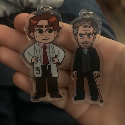 3 Inch House MD Greg House James Wilson Holographic Acrylic Charm ...